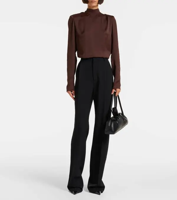 ROTATE BY BIRGER CHRISTENSEN Lipika Satin Top