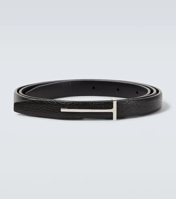 TOM FORD Leather Belt - Black