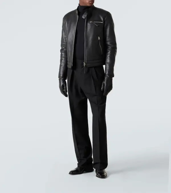 TOM FORD Leather Biker Jacket