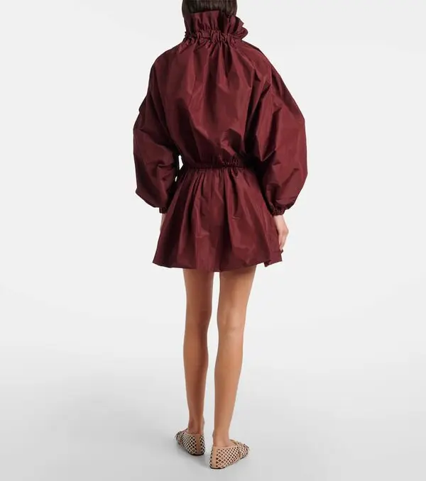 PATOU Iconic Bow-detail Blouse - Burgundy