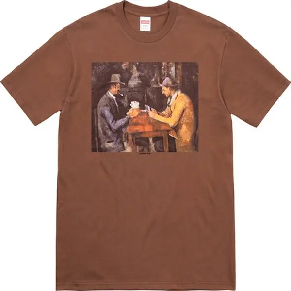 Supreme Cards Tee - Brown