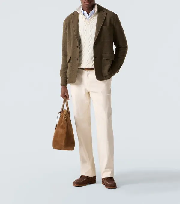 Ralph Lauren Purple Label Cashmere And Wool Twill Coat