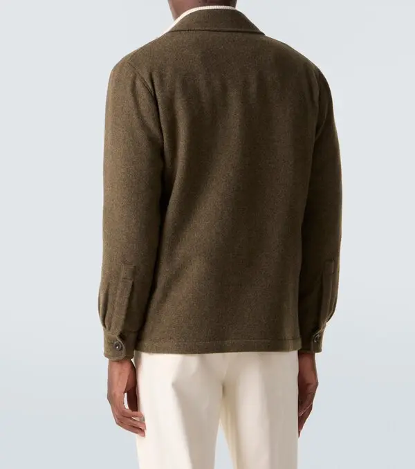 Ralph Lauren Purple Label Cashmere And Wool Twill Coat