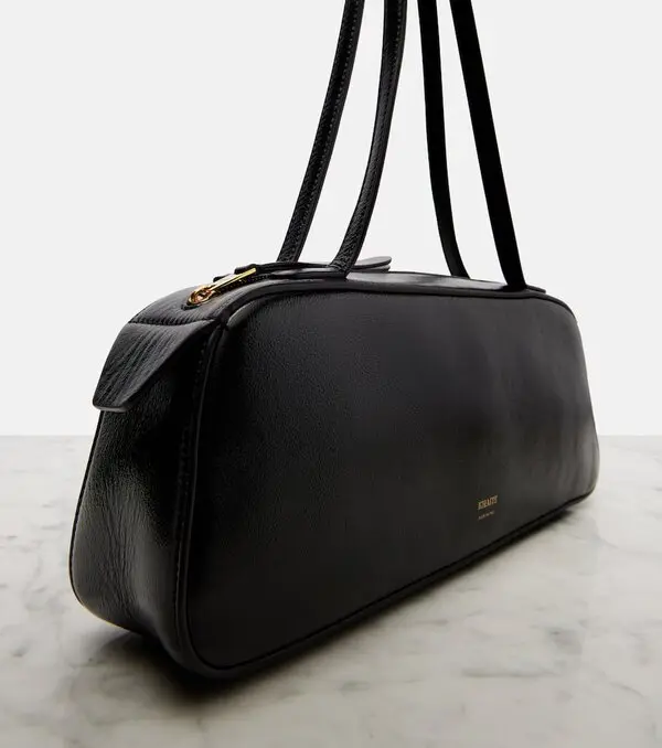 Khaite Simona Patent Leather Shoulder Bag