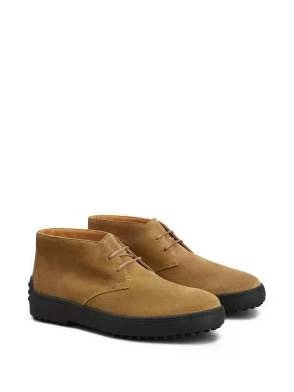 TOD'S Suede Lace-up Boots