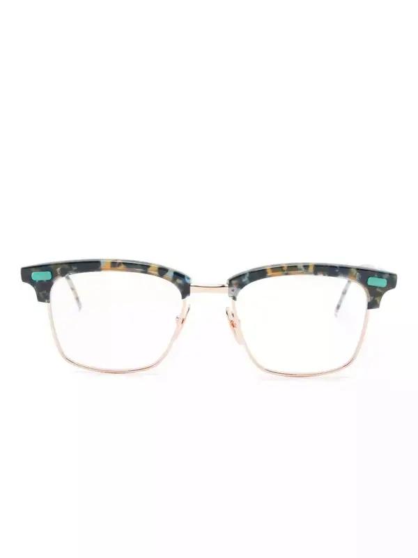 Thom Browne Tortoiseshell-frame Glasses - Blue