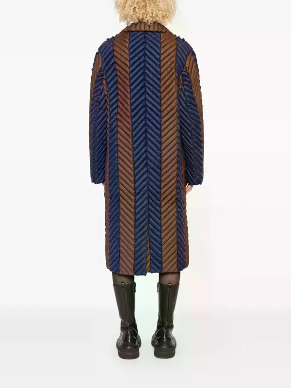RAXXY Herringbone-quilted Coat