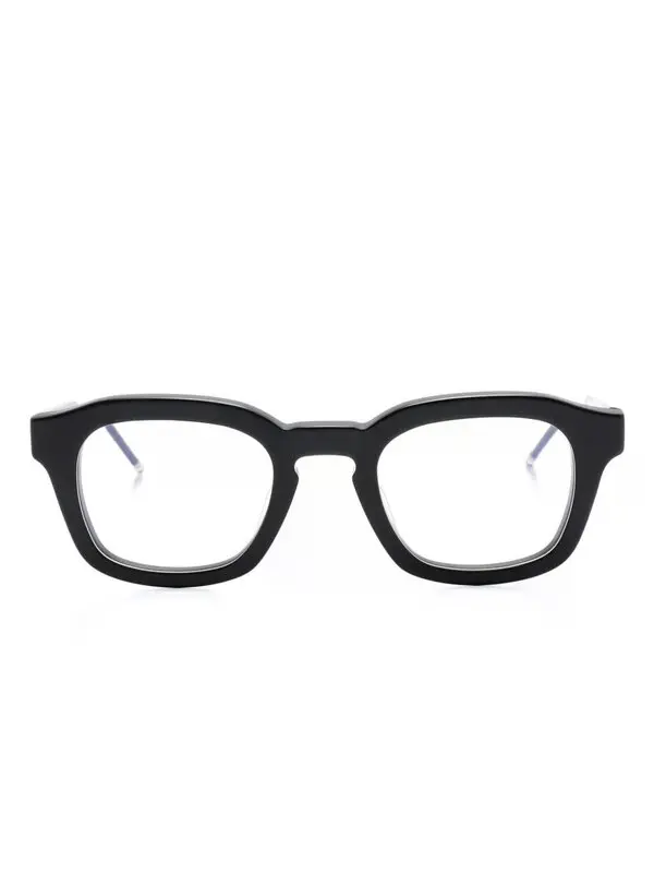 Thom Browne Wayfarer-frame Glasses - Black