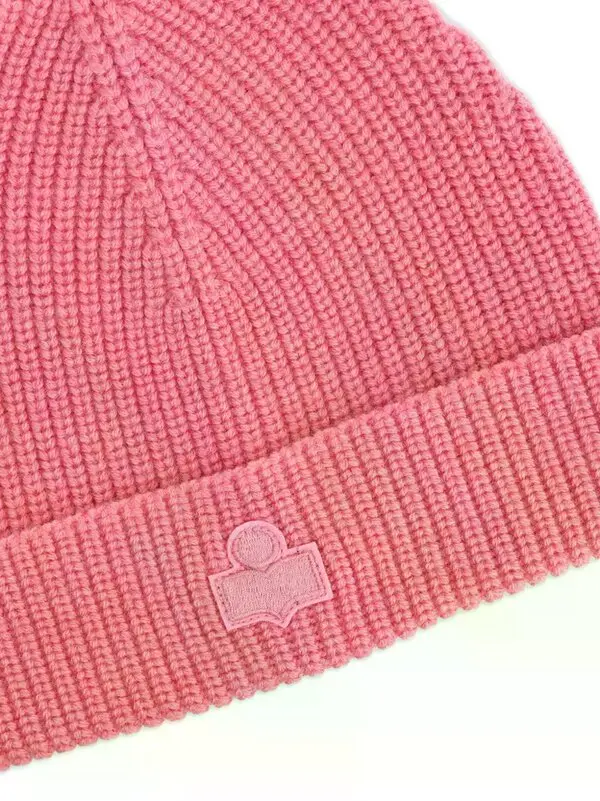 Isabel Marant Ribbed-Knit Beanie - Pink - 16% Off | Editorialist display picture 1