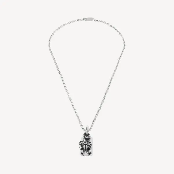 Balenciaga Horoscope Scorpio Necklace - Silver