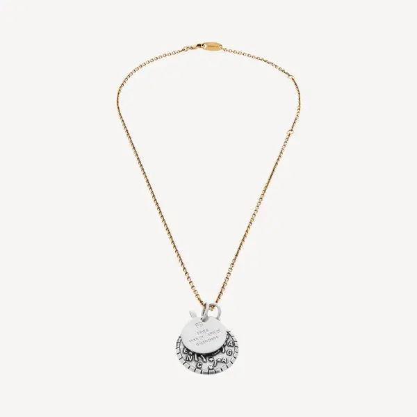 Balenciaga Horoscope Aries Pendant Necklace - Gold