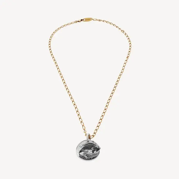 Balenciaga Horoscope Pisces Necklace - Gold