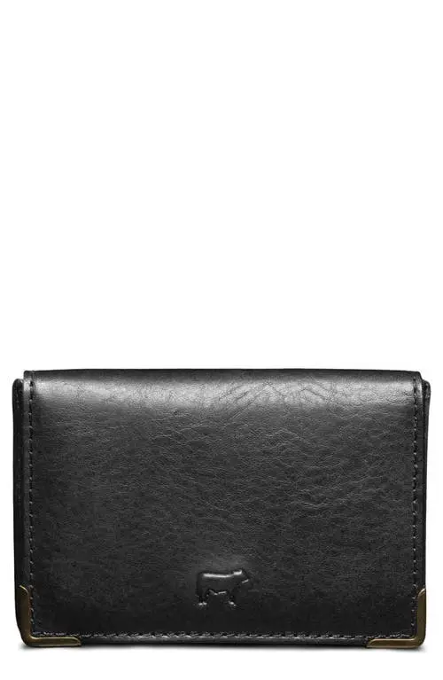 Will Leather Goods William Leather Card Case - Black