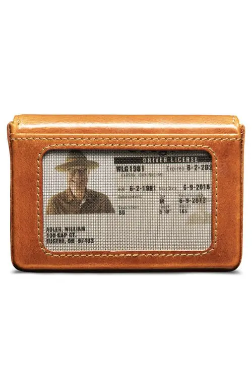 Will Leather Goods William Leather Card Case - Cognac