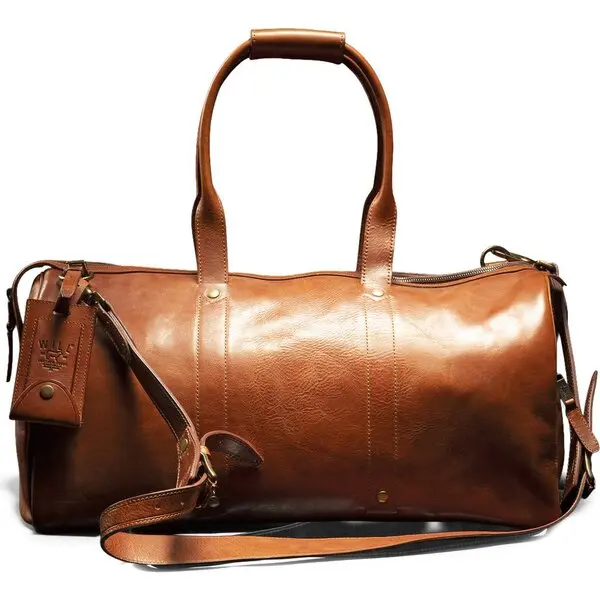 Will Leather Goods Expeditiona Duffle Bag - Cognac