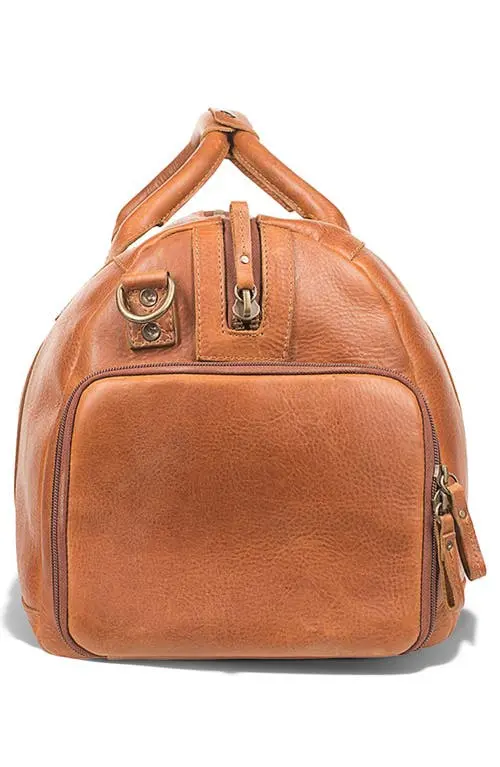 Will Leather Goods Atticus Leather Duffle Bag - Tan