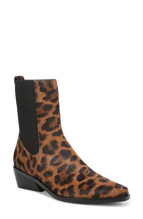 Nordstrom Ainsley Chelsea Boot - Tan Toasted Leopard
