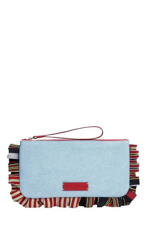 K'AI & VROSI Medi Clutch Bag - Light Denim