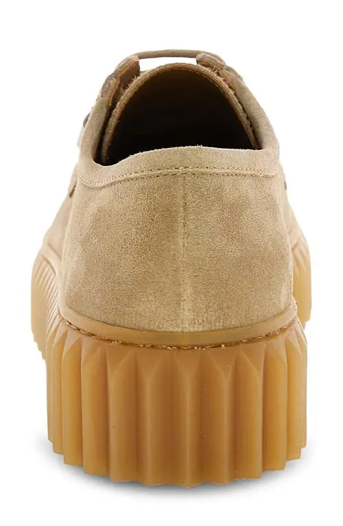 VOILE BLANCHE Londoner Calf Hair Platform Derby - Light Brown