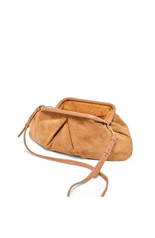 Dolce Vita Sahara Frame Clutch - Cognac