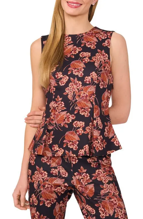 Ted Baker London Floral Sleeveless Peplum Top