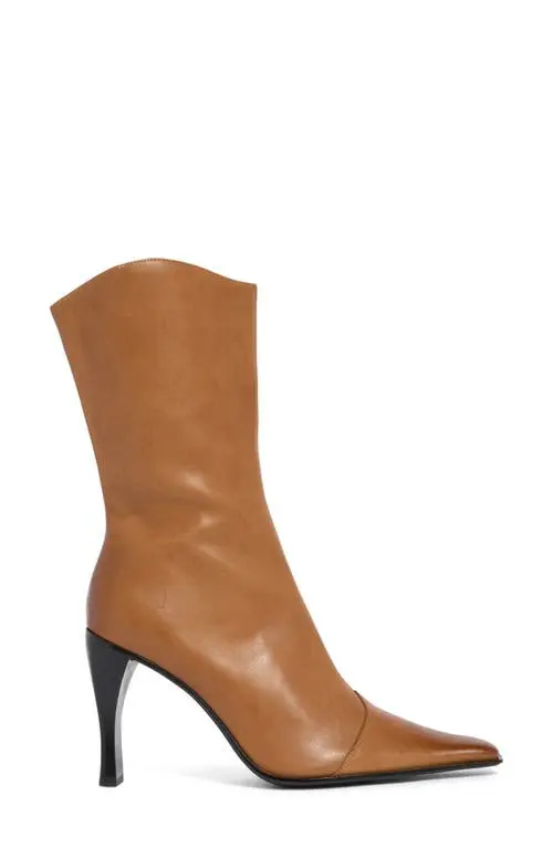 Jeffrey Campbell Be Bold Bootie - Camel Distressed