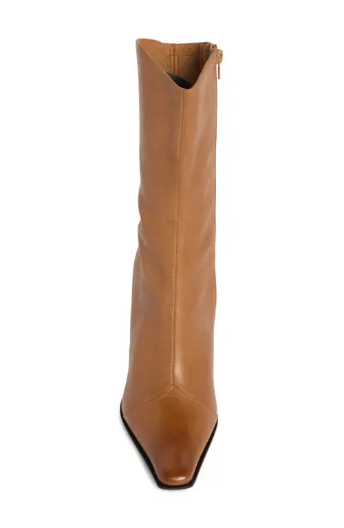Jeffrey Campbell Be Bold Bootie - Camel Distressed