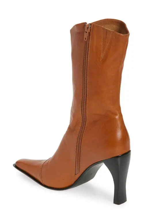 Jeffrey Campbell Be Bold Bootie - Tan Distressed