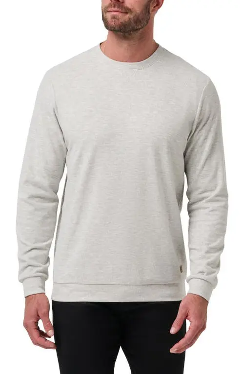 Travis Mathew Cloud Long Sleeve T-shirt - Heather Grey