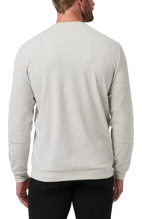 Travis Mathew Cloud Long Sleeve T-shirt - Heather Grey