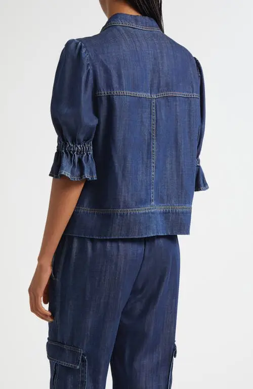 Cinq À Sept Holly Elbow Sleeve Denim Jacket