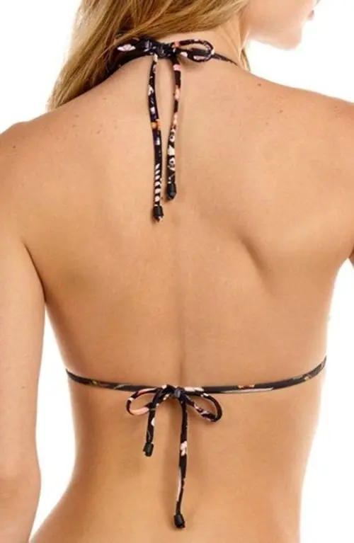 Agua Bendita Lolita Mbar Triangle Bikini Top