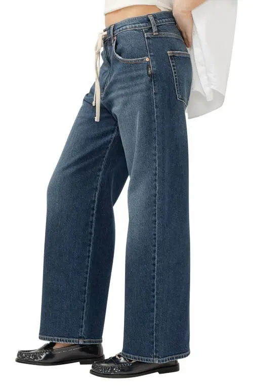 SILVER JEANS CO. Be Easy Drawstring Wide Leg Jeans