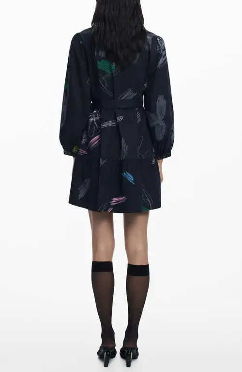 Desigual Long-sleeve Cotton Shirt Dress