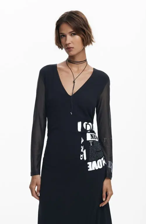 desigual black and white dress Black and Neon Coral Chevron Maxi Dress  Saved by the Dress
