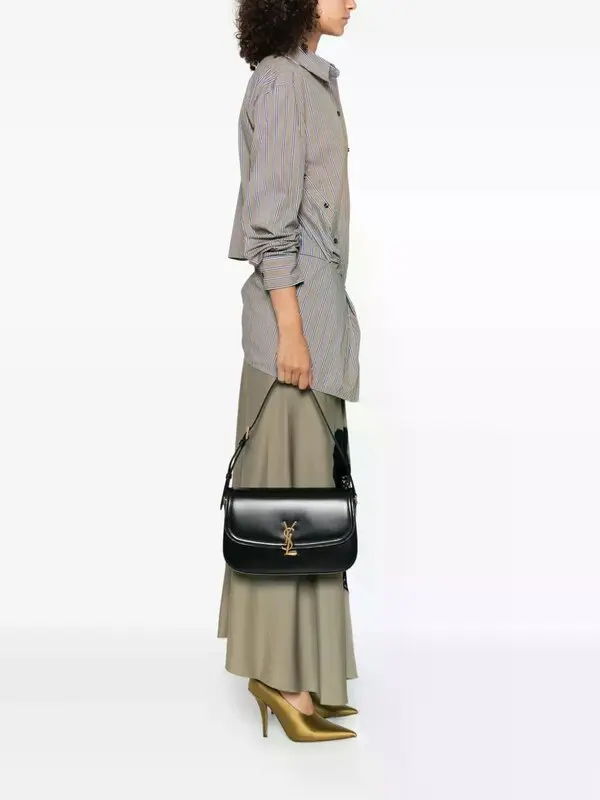 Saint Laurent Medium Solferino Shoulder Bag - Black