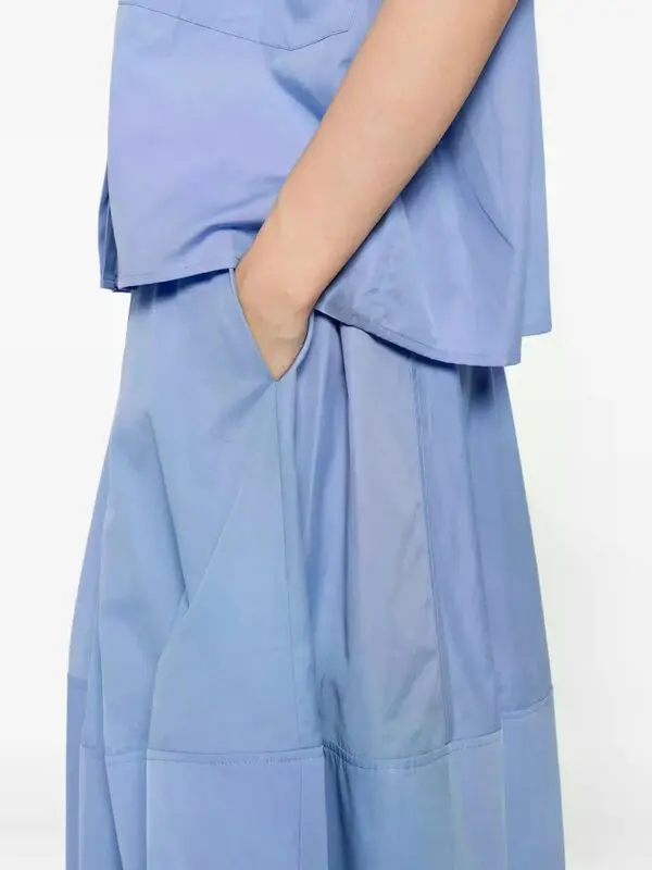 Co Collection Panelled Cotton Skirt
