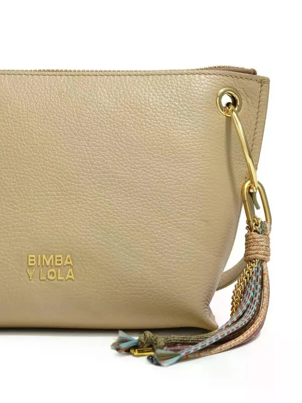 Bimba Y Lola Medium Trapezium Leather Crossbody Bag