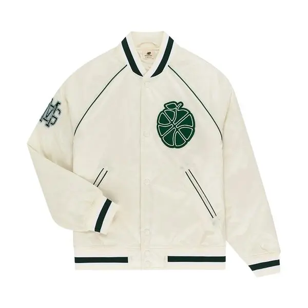Aimé Leon Dore Satin Team Track Jacket - Cream