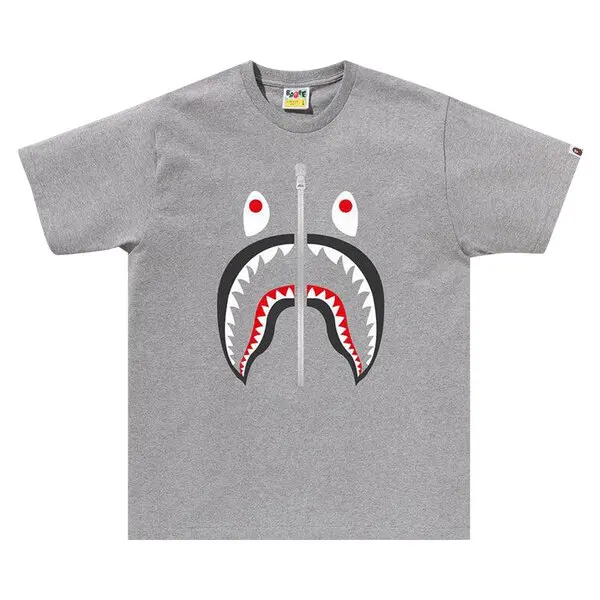 A BATHING APE Shark T-shirt - Grey