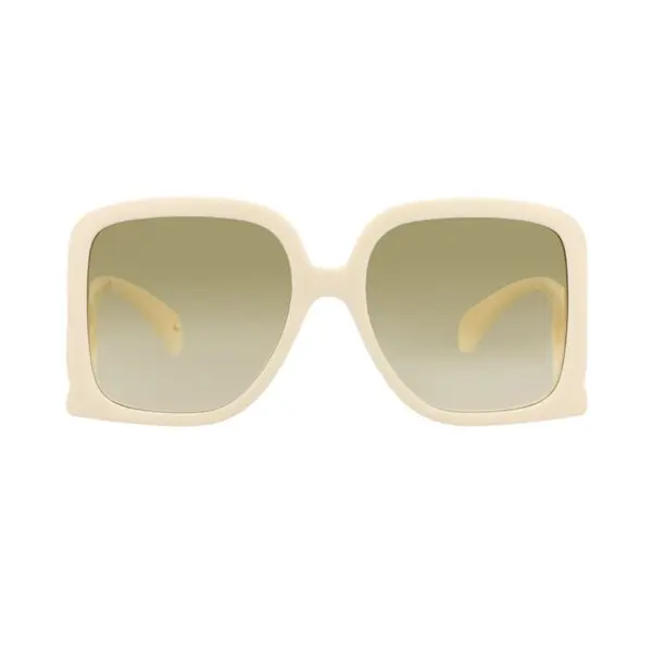 Gucci Square Frame Sunglasses - Cream