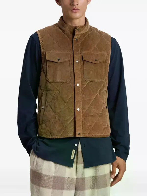 Woolrich Corduroy Quilted Gilet