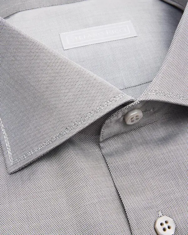 Stefano Ricci Apos;s Oxford Cotton Spread Collar Dress Shirt