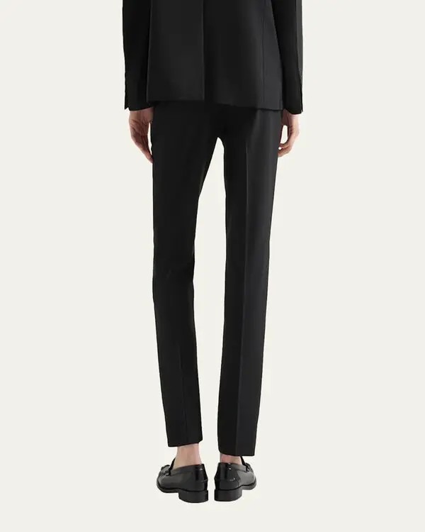 Prada Tailored Virgin Wool Pants - Nero