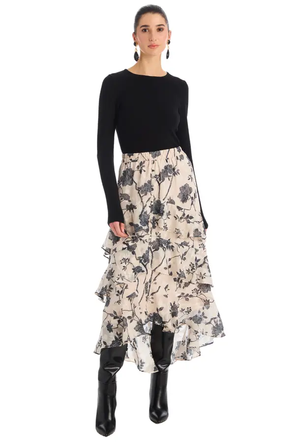 ALLISON NEW YORK Ella Midi Skirt