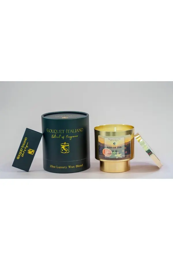 BOUQUET ITALIANO Kiss Of The Sun Luxury Candle - Gold