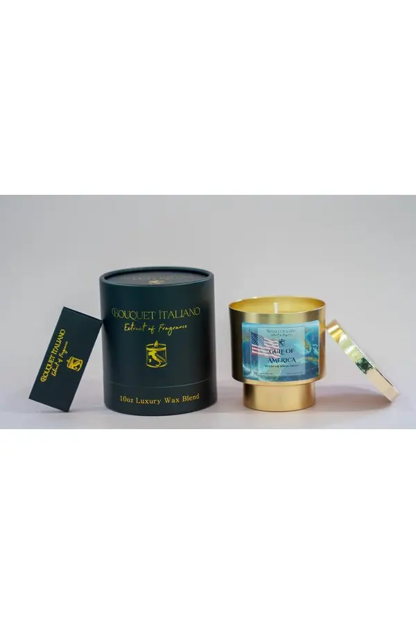 BOUQUET ITALIANO Gulf Of America Luxury Candle - Blue