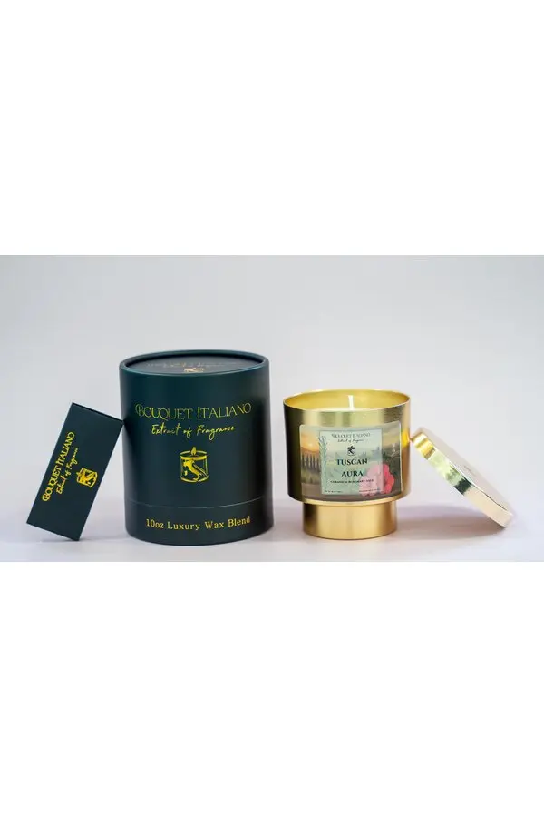 BOUQUET ITALIANO Tuscan Aura Luxury Candle - Floral