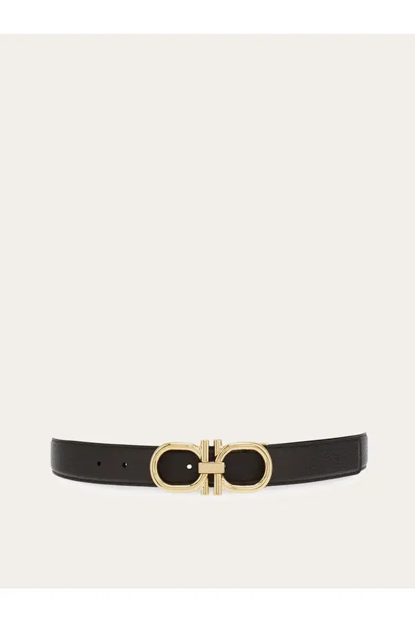 FERRAGAMO Reversible Gancini Belt - Gold