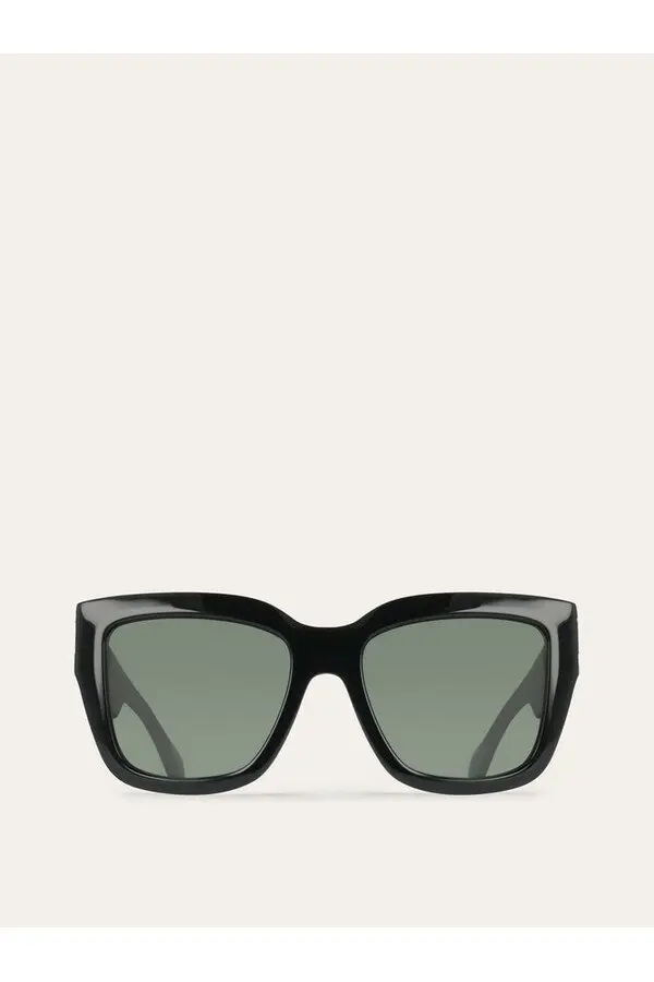 FERRAGAMO Square Sunglasses - Black